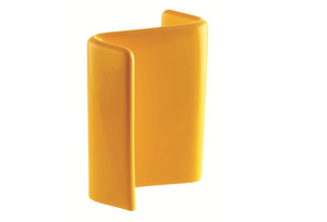 Yellow Rubber Post Protection Cap - Corden Perimeter Systems